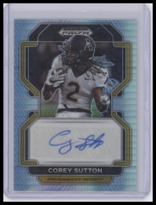 #RA-CSU Corey Sutton 2023 Panini Prizm Draft Picks Autographs Hyper | eBay