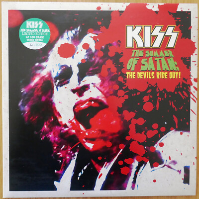 KISS - SUMMER OF SATAN rare 2LP GREEN VINYL, LIVE JERSEY CITY 1976 | eBay