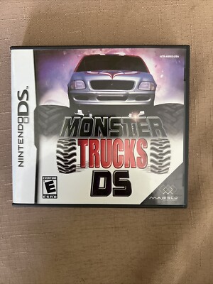 MONSTER TRUCKS DS (Nintendo DS, 2006) COMPLETE IN BOX WITH MANUAL - WOW ...