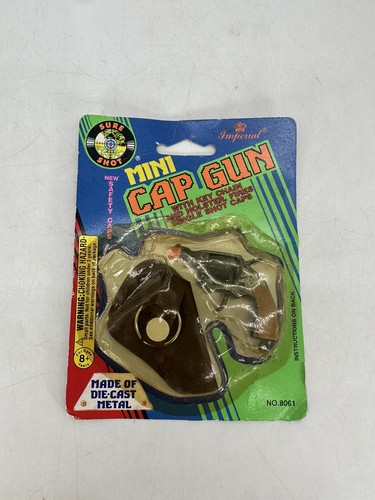Vintage 1995 DIECAST METAL Sure Shot - IMPERIAL TOYS CAP GUN NIP Die ...