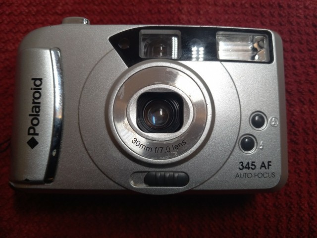 Polaroid Fun Shooter Auto Focus 35mm Film Camera Model# 345 AF Open Box ...