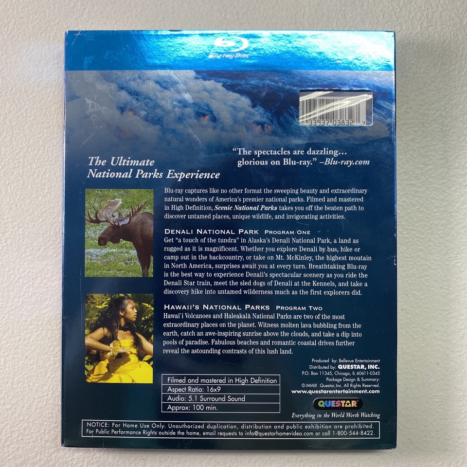 Scenic National Parks Alaska and Hawaii (Blu-ray Disc, Widescreen) w ...
