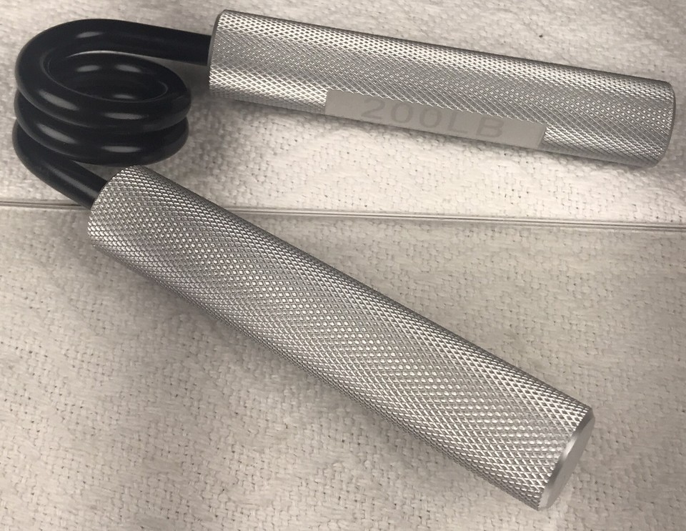 LoGest Metal Hand Grip Set 100LB-200LB 3 Pack No Slip Heavy-Duty Grip ...