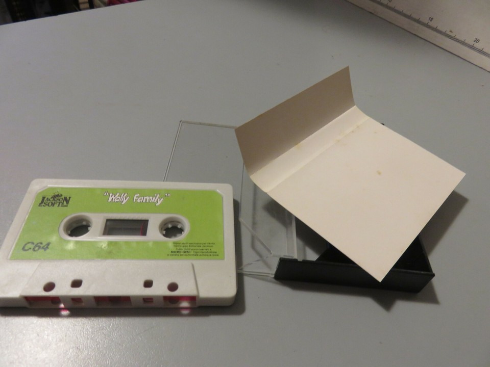 Commodore 64 Game Cassette CBM 64 "Wally Family" Jackson Soft | eBay UK