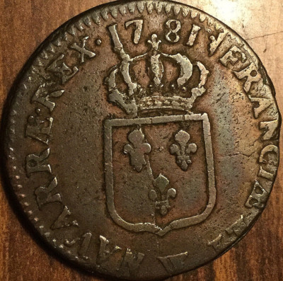 1781 FRANCE SOL COIN | eBay