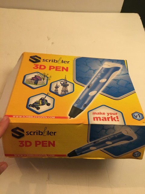 Scribbler 3d Pen V1 for Printing in The Air Art Tool 3 Loops Plastic ...