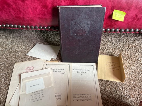 yearbook scott high school toledo ohio michigan 1926 | eBay Australia