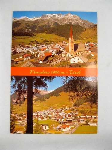 Nauders 1400 m Tirol Austria Unused Postcard Rudolf Mathis ...