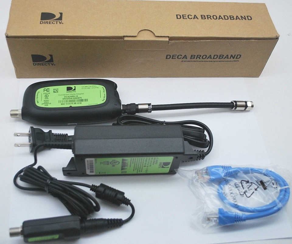 1 OR 2 PACK DIRECTV DECA BROADBAND CINEMA ON DEMAND ETHERNET TO COAX ...