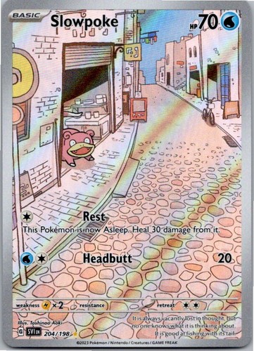 Slowpoke 204/198 Sv01: Scarlet & Violet Base Set Holo T285 | eBay
