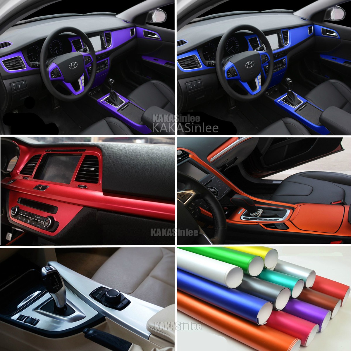 Vinyl Wrap Blue Leather Interior Barracuda Blue Jeep Wrangler Katzkin