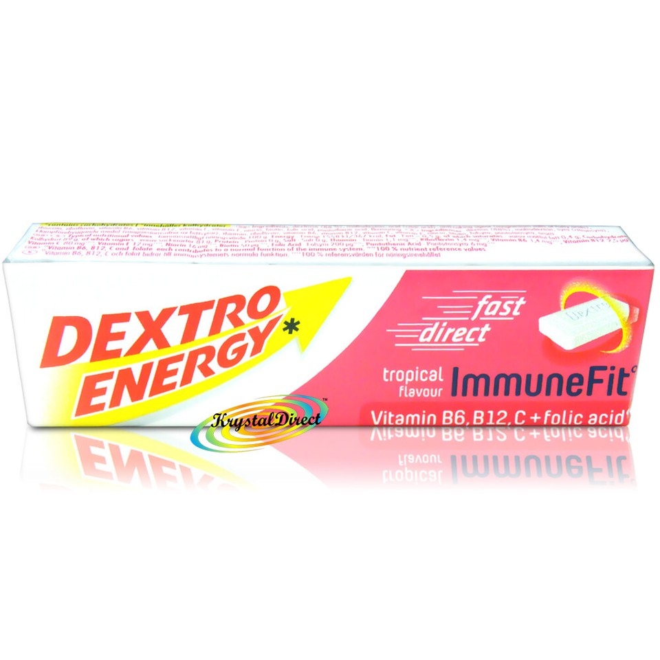 Dextro Energy Dextrose Glucose Fast Acting Tablets 47g Pack of 3, 6, 12 ...