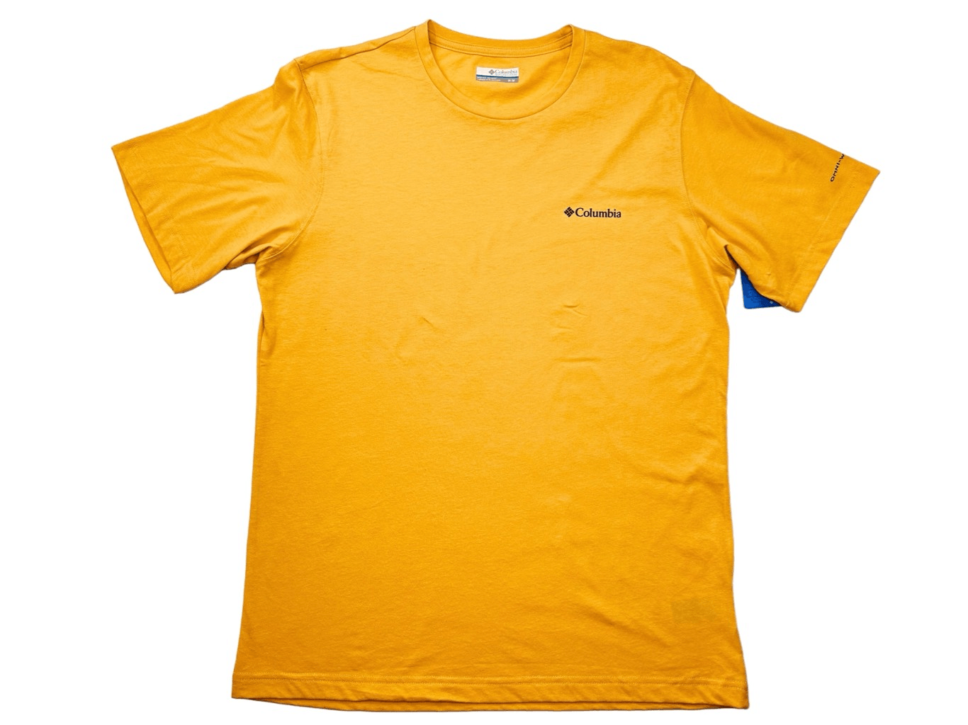 Columbia Thistletown Hills T-Shirt Omni-Wick Yellow Mens Medium Brand ...