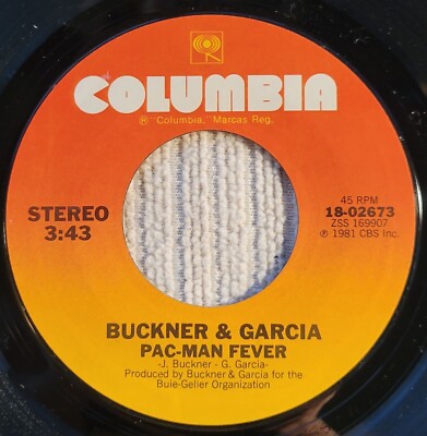 Buckner & Garcia "Pac-Man Fever / Pac-Man Fever (Instrumental)" VG+ | eBay