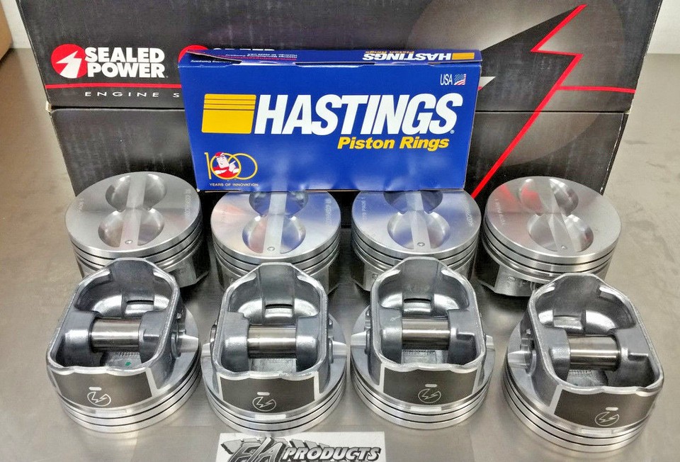 SBC Chevy 350 Performance Master Engine Rebuild Kit w/ Melling M-Select ...