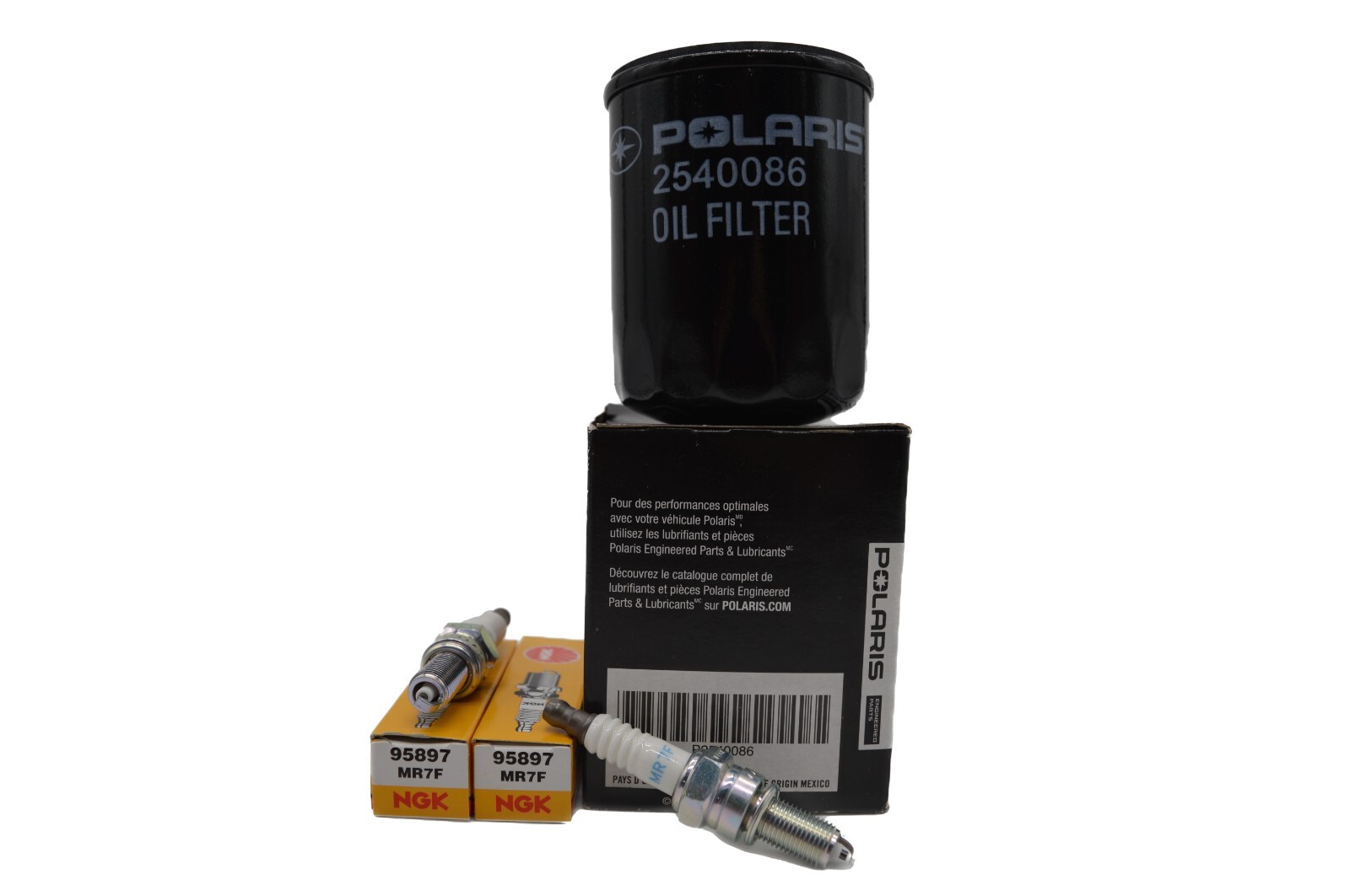 Tune Up Kit Oil Filter 2540086 NGK MR7F Plug OEM Polaris RZR 900 1000 ...