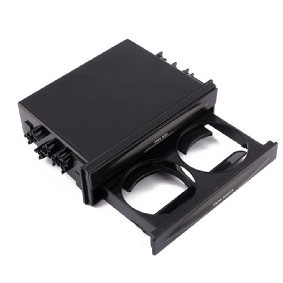 Car Double Din Radio Pocket Kit W/Cup Holder Storage Box Interior ...