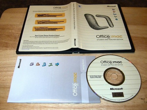 Microsoft Office 2004 For Mac Student & Teacher Edition Apple Macintosh ...
