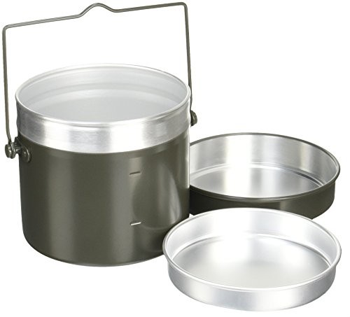 CAPTAIN STAG Mestin Forest Round Military Style Hango 4 Cup Cooker M ...