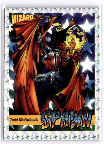 1992 WIZARD Promo Todd McFarlane's Spawn Prism Trading Card | eBay