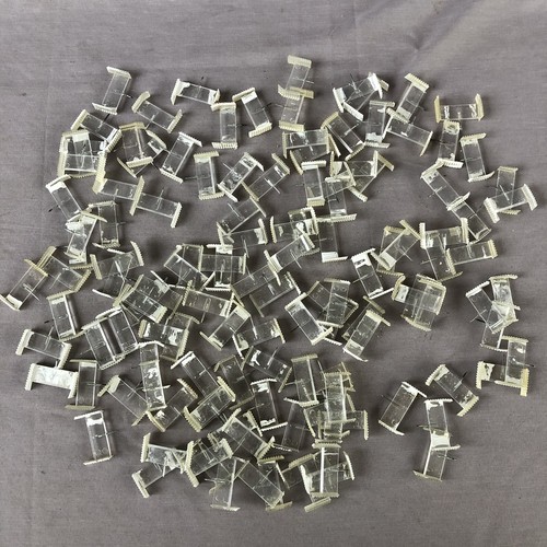 Used lot of 1” inch Wide Window Grid Retainer Clips Plastic w/Steel ...