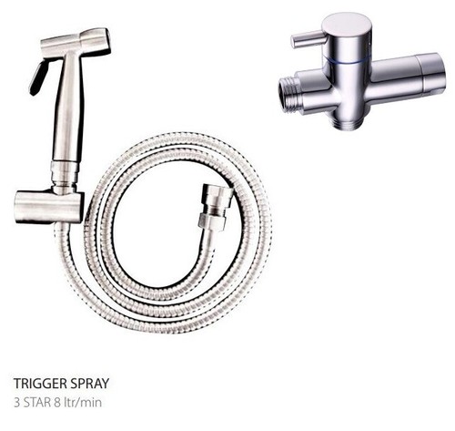 Classic Shattaf Indian Muslim Handspray bidet - Complete Kit - Chrome | eBay Australia