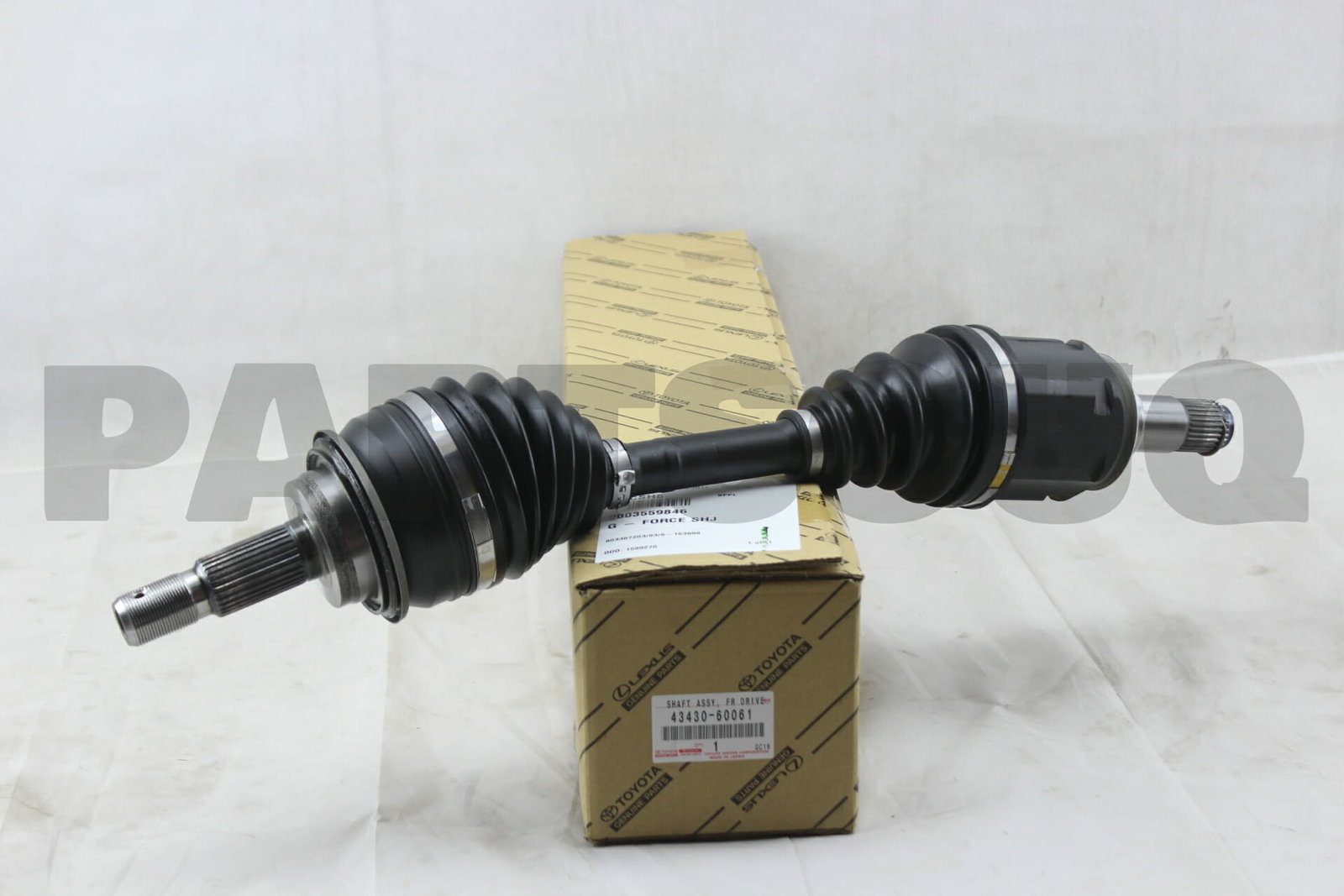 4343060061 Genuine Toyota SHAFT ASSY FR DRIVE 43430-60061 | eBay
