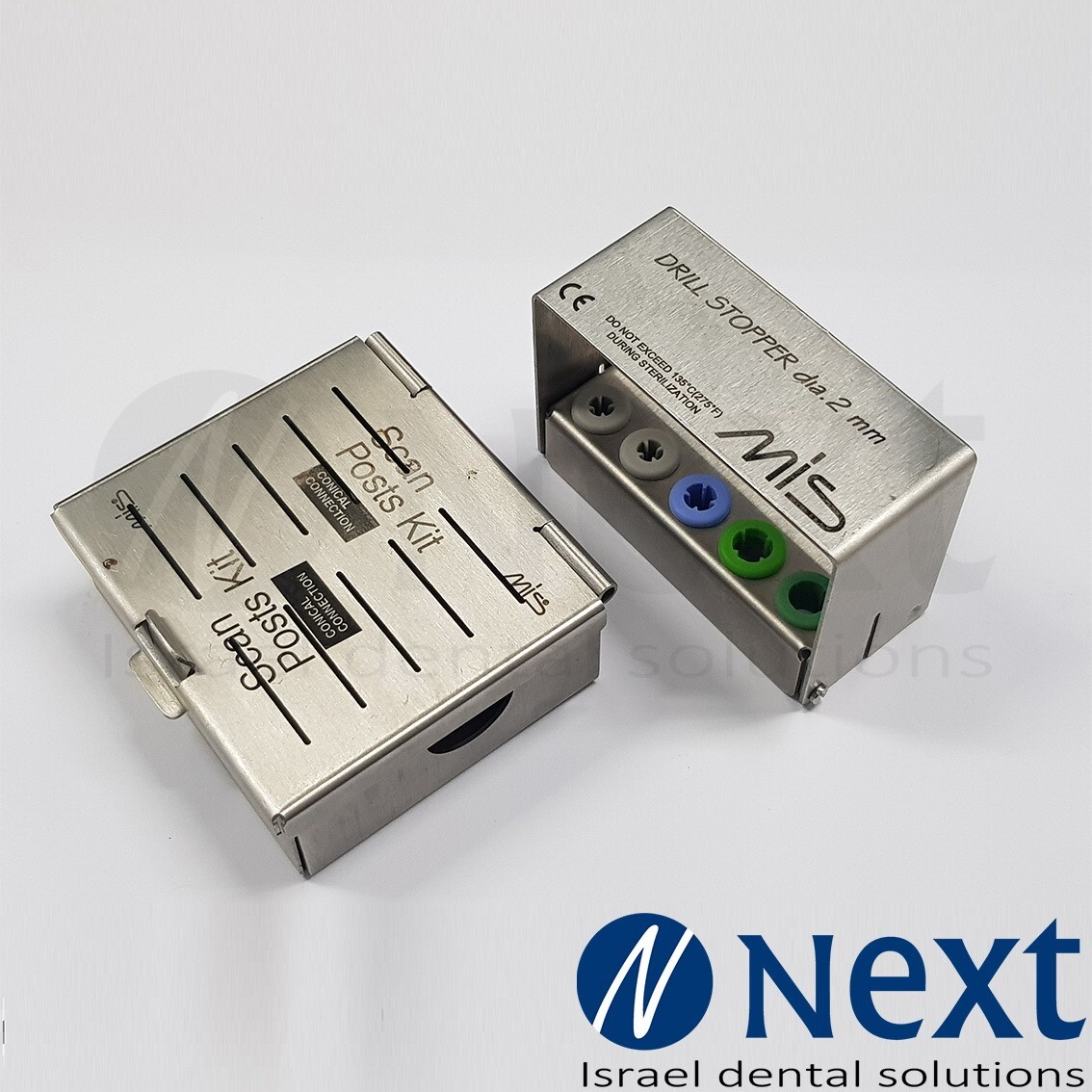 Dental Box for Drill stopper 2 mm MIS + box for scan post kit MIS | eBay