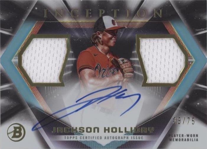 2023 Bowman Inception - Inception Autograph Dual Relics Jackson ...