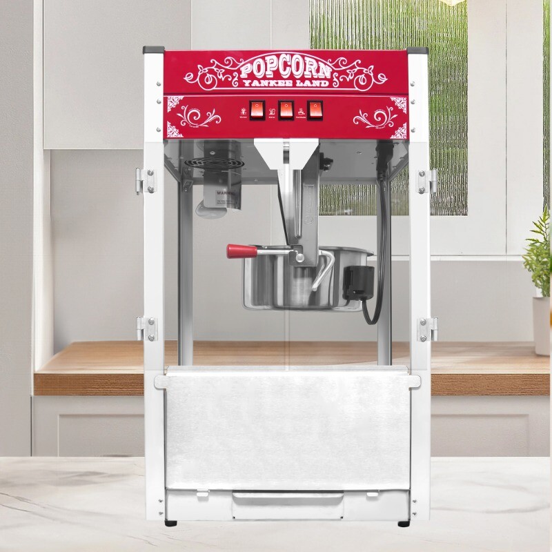 Movie Theater Commercial Popcorn Machine Maker w/ 12oz Kettle ...