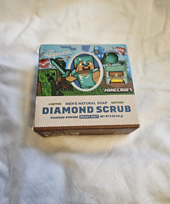 Dr. Squatch Minecraft Limited Edition - Diamond Scrub (Heavy Grit) 5 OZ ...