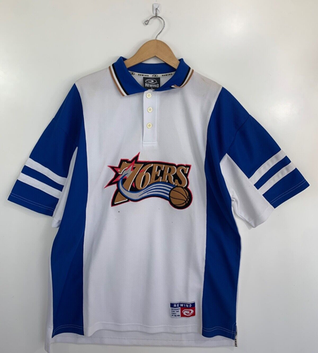 Vintage REWIND Mens Shirt XL 76ers Basketball Short Sleeve Logo Philadelphia | eBay