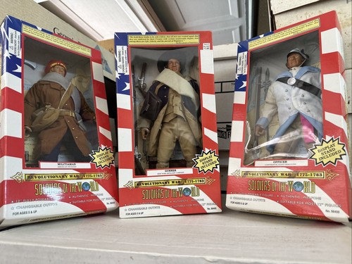 Soldiers of the World -Revolutionary War Gunner Officer Militiaman NIB ...