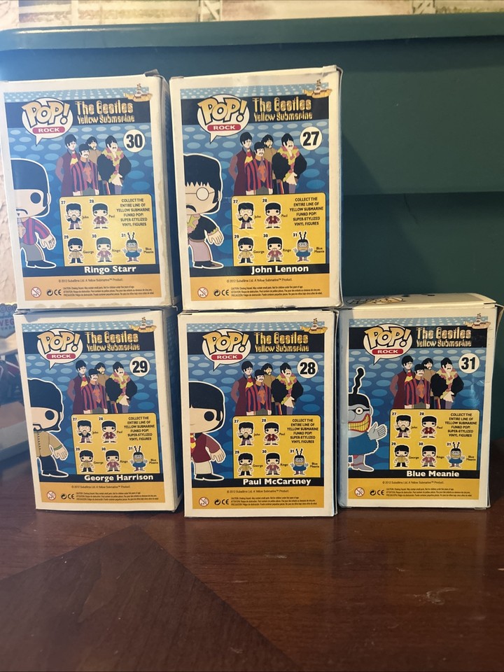 COMPLETE Beatles Funko Pop Set | eBay