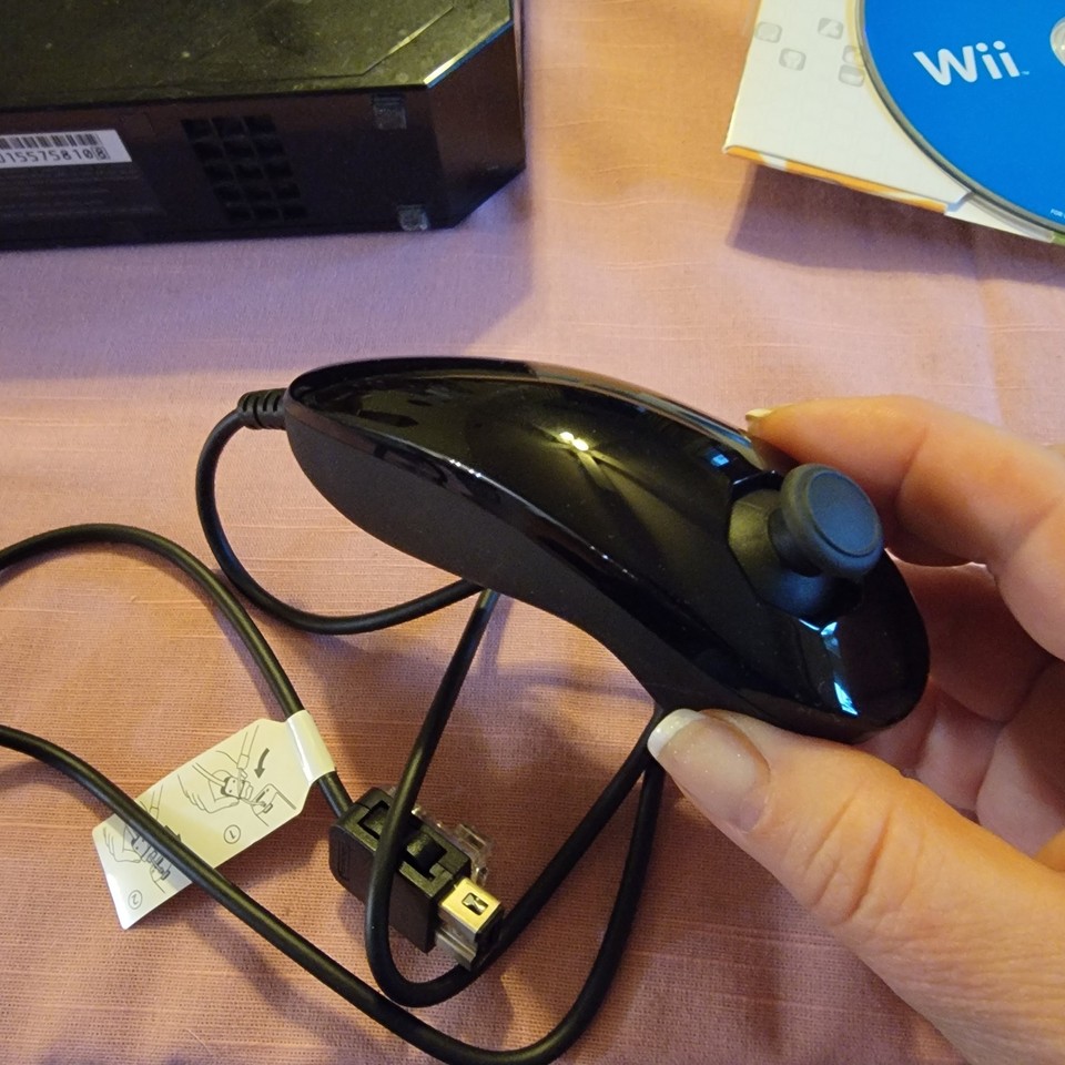 Nintendo Wii Black Console Bundle For Parts Sensor Bar Not Working | eBay