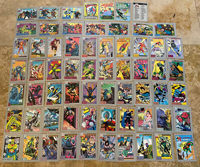 Lot of 63 DC Comics Trading Cards Kanjar Ro Mr Nebula Sinestro Darkseid ...