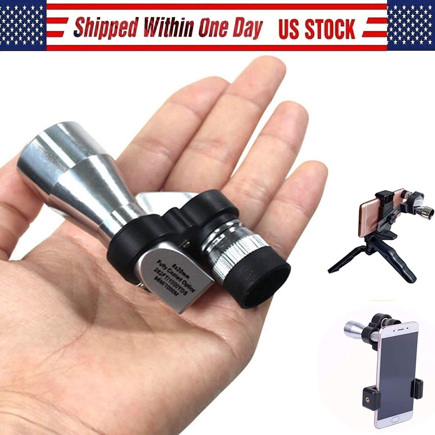 NEW HD Night Vision Mini Pocket Telescope Monocular Outdoor Telescope ...