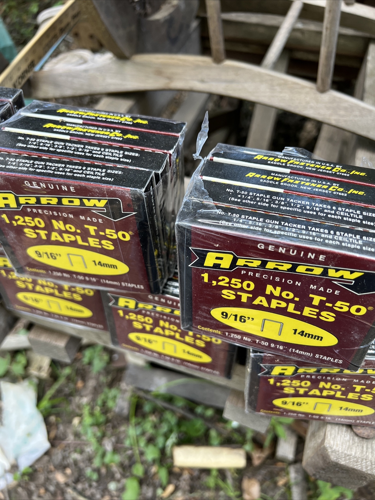 Lot 28 Boxes New Sealed Arrow T-50 Staples 9/16” 14MM 35,000 Staples ...