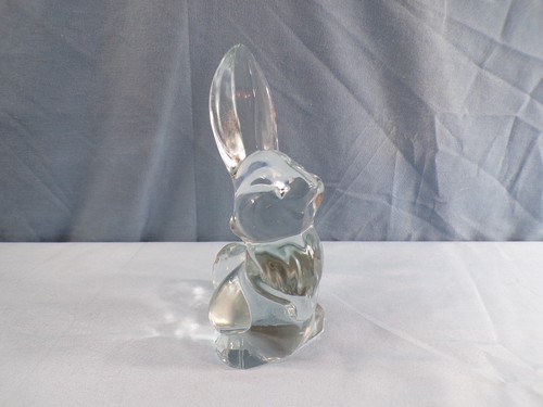 Viking Clear Glass Thumper Bunny Rabbit Figurine | eBay