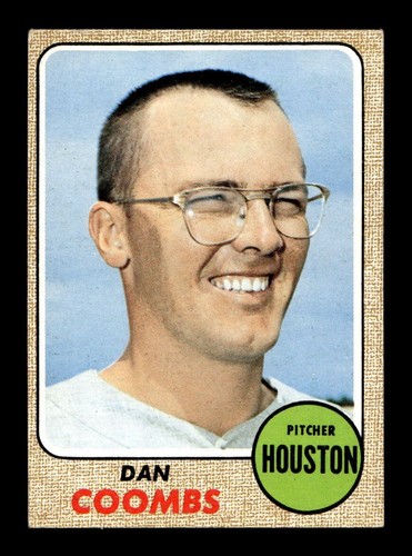 1968 Topps #547 Dan Coombs Astros EX *2a | eBay