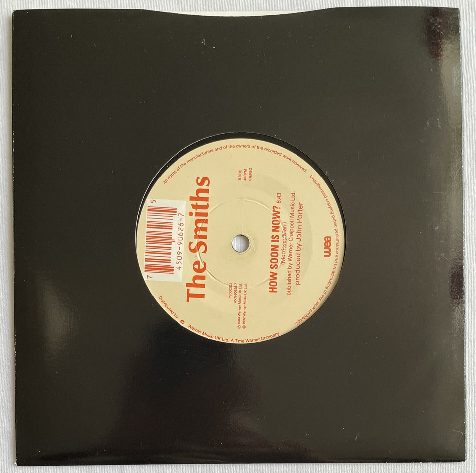 The Smiths -How Soon is Now- Very Rare UK 7” Promo 7” Long/Edit (Vinyl ...