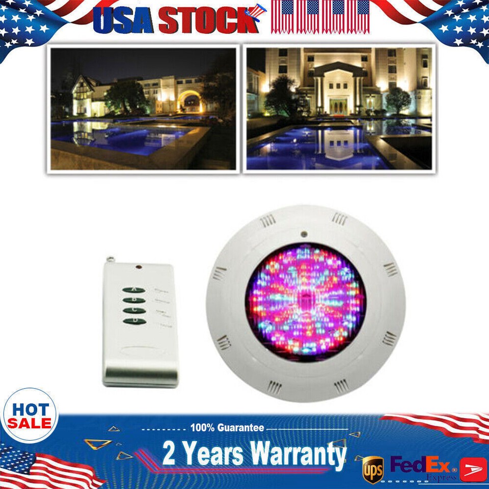 12V 18W RGB Swimming LED Pool Lights underwater light IP68 Waterproof ...