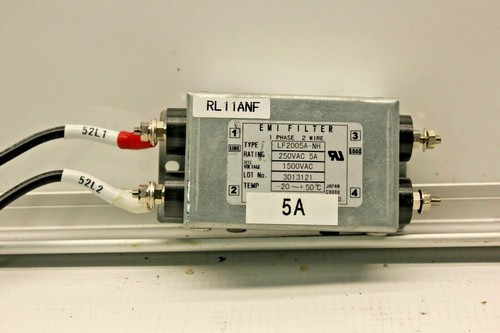 SOSHIN LF2005A-NH EMI FILTER 250VAC 5A 1P 2-WIRE | eBay