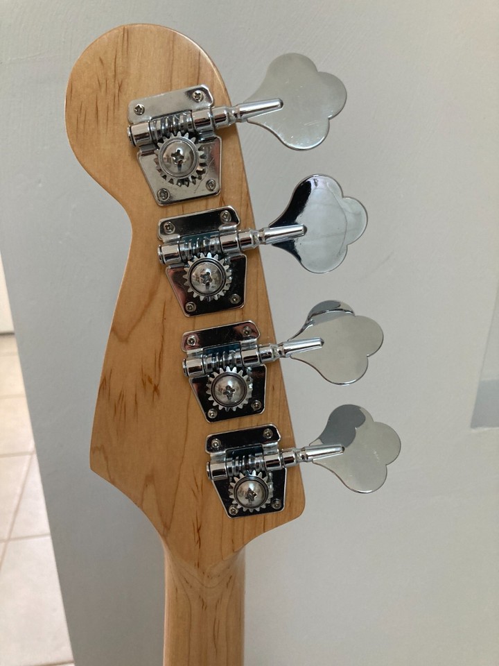 Custom Pinstripe P Precision Bass Guitar - Paulownia - Fender Specs | eBay