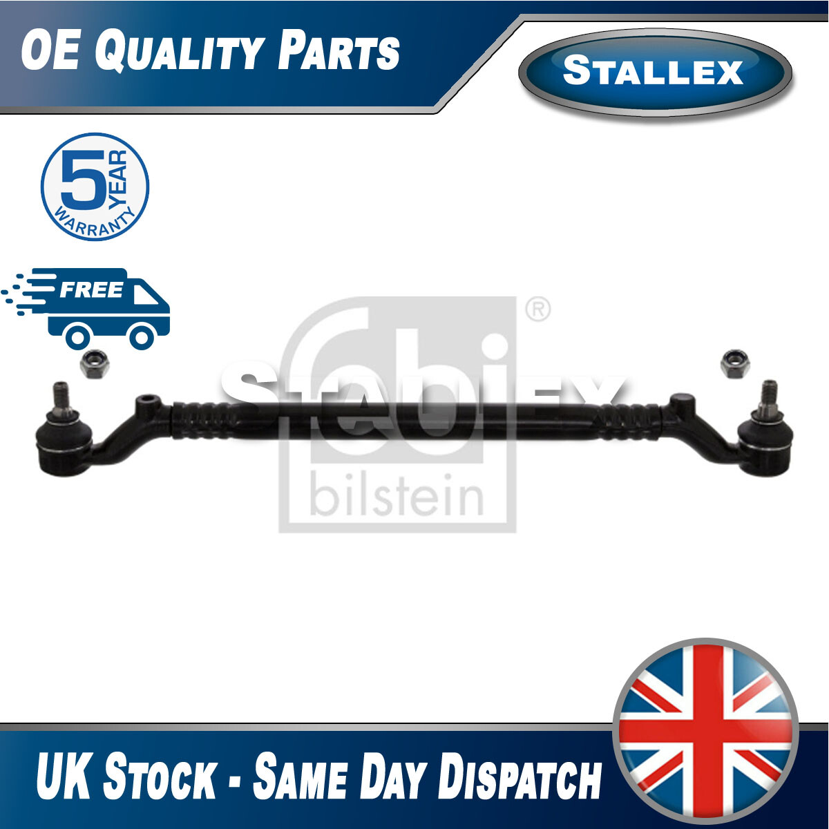 Fits Mercedes S-Class 1991-1999 Track Tie Rod Front Centre Stallex ...