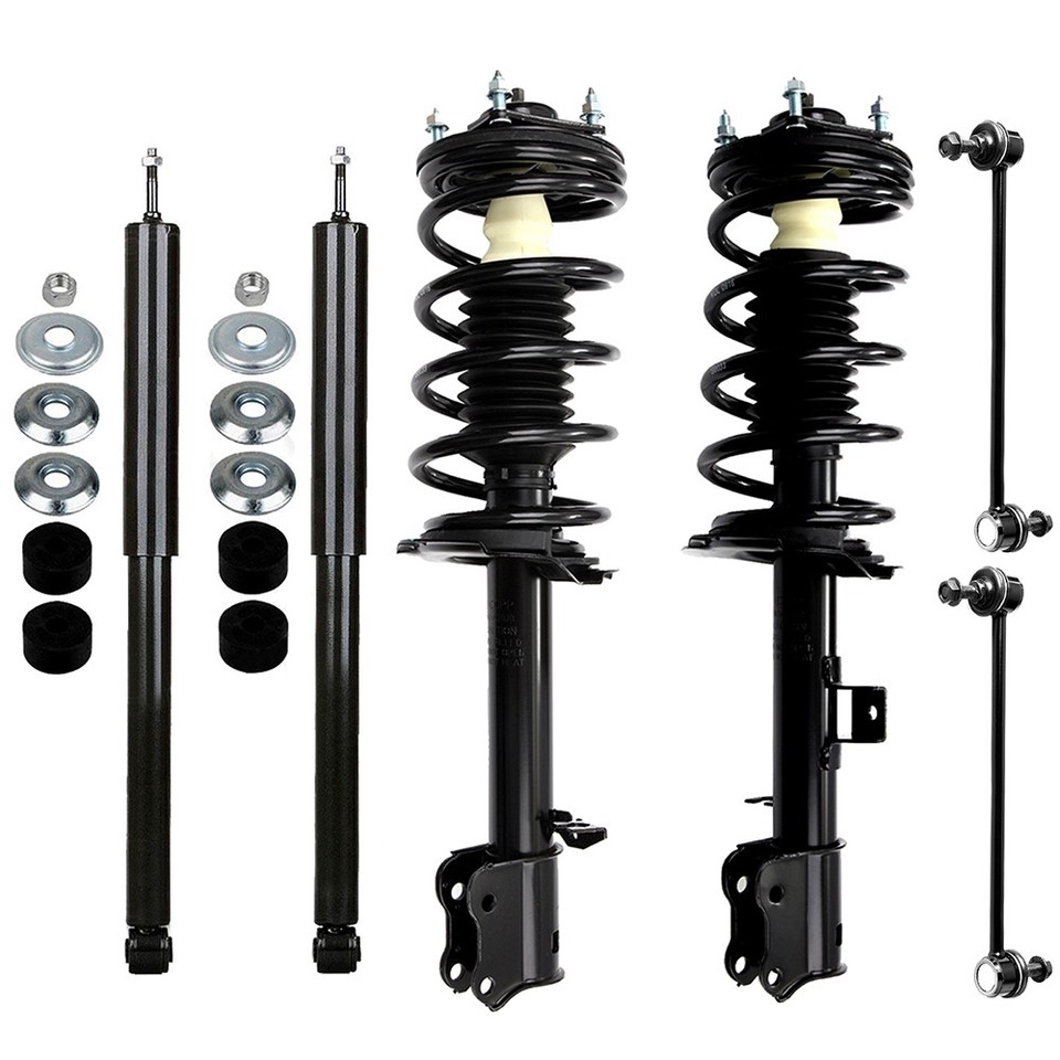 Front Struts Rear Shocks Sway Bar For Ford Escape Mercury Mariner Mazda ...