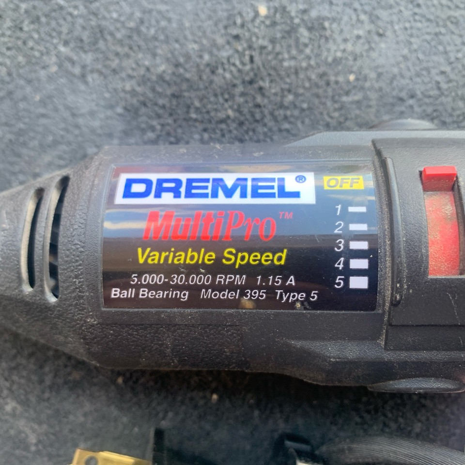 Dremel MultiPro Variable Speed Rotary Tool Model 395 Type 5 / 225 T2 ...