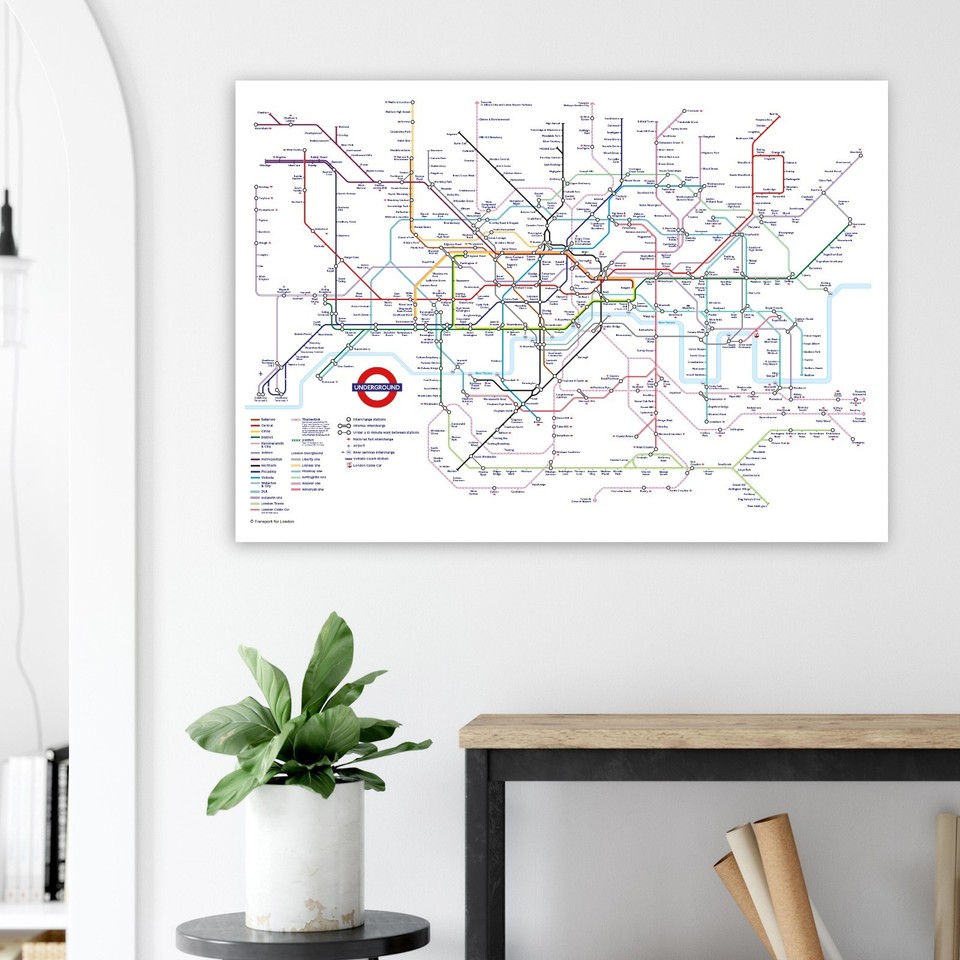 Official TfL Tube Map Poster (Retail Version) | eBay UK