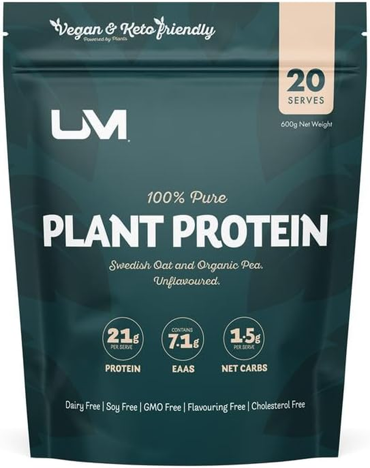 Pure Plant Protein Powder | Vegan, Dairy-Free & Gut-Friendly | 20G ...