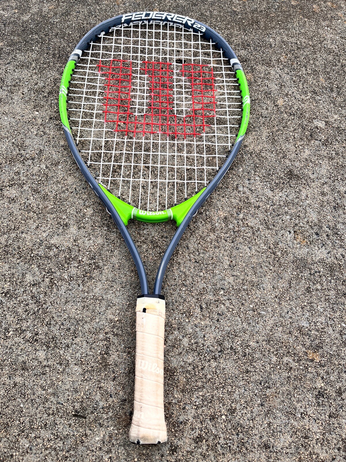 Wilson Federer 23 Tennis Racquet 3 5/8 Grip White | eBay